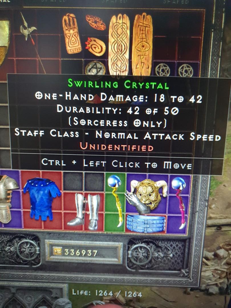 D2r D2R diablo 2 resurrected Tal rasha Swirling Crystal lidless eye ...