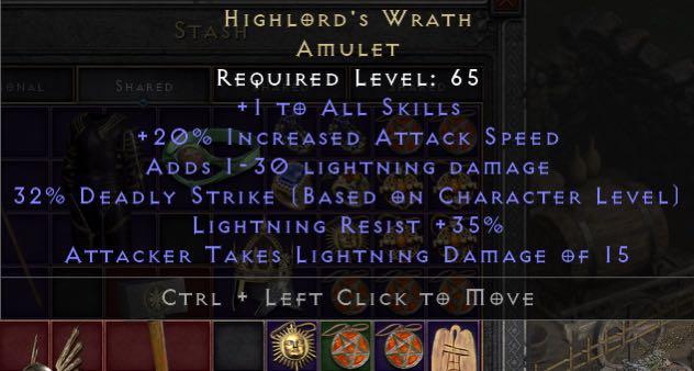 D2R High lord’s Wrath | Softcore | PC / Switch, Video Gaming, Gaming ...