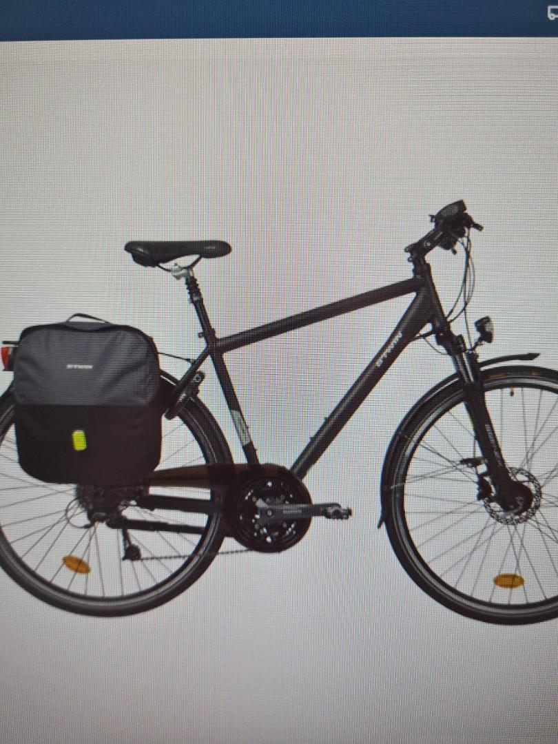 Decathlon Pannier Rack Bike Bag, Sports Equipment, Bicycles & Parts ...