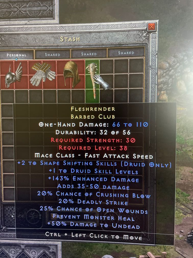 Diablo 2 resurrection- flesherender, Video Gaming, Gaming Accessories ...