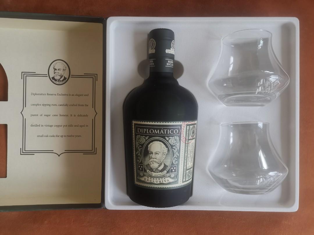 Diplomatico Reserva Exclusiva rum (with Perfect Serve Glass Set), Food ...
