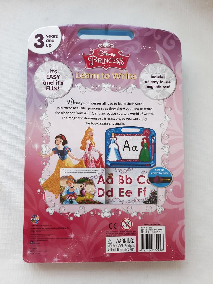 Disney Princess Writing Pod and Board Book, Hobbies & Toys, Toys ...