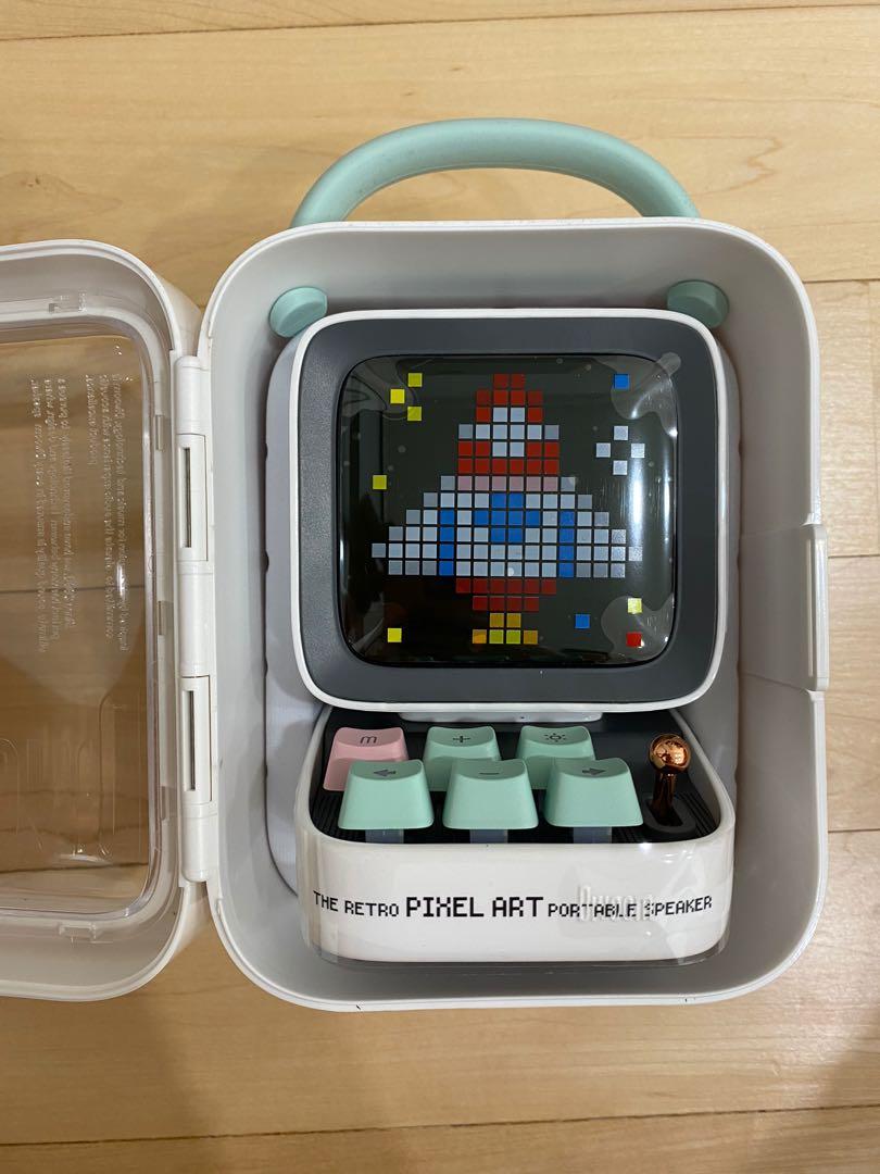 Divoom ditto Retro pixel art portable speaker, Audio, Soundbars ...