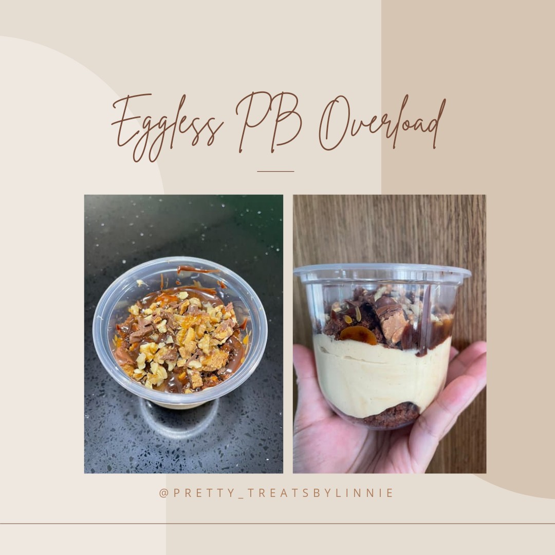 Eggless PB Overload Cheesecake, Food & Drinks, Homemade Bakes on Carousell