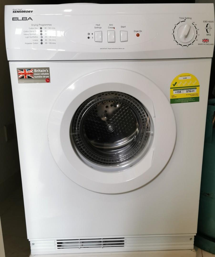 ELBA EBD 602S, TV & Home Appliances, Washing Machines and Dryers on ...