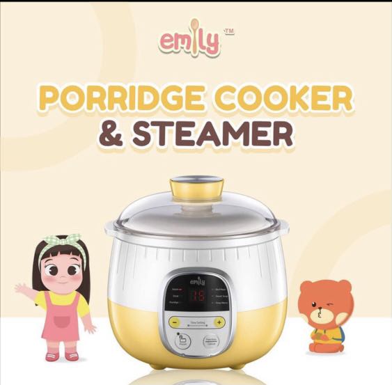 Emily porridge cooker and steamer, Kitchen & Appliances di Carousell