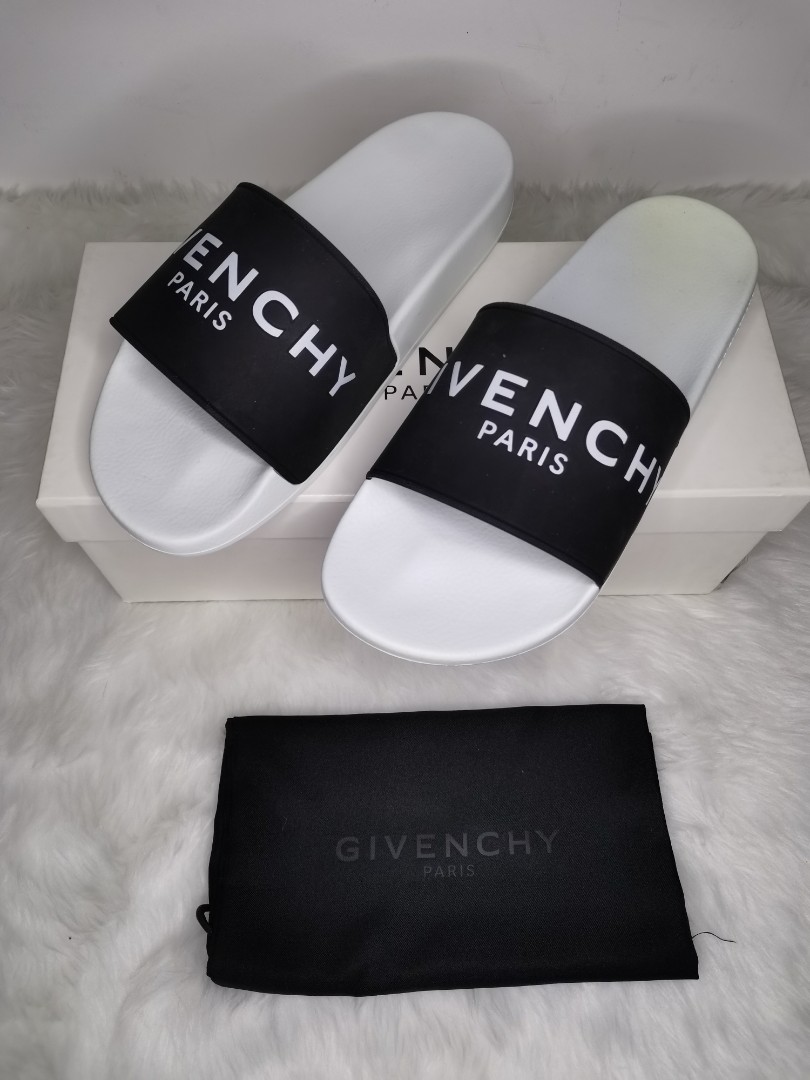 Givenchy Paris Slides, Luxury, Sneakers & Footwear on Carousell