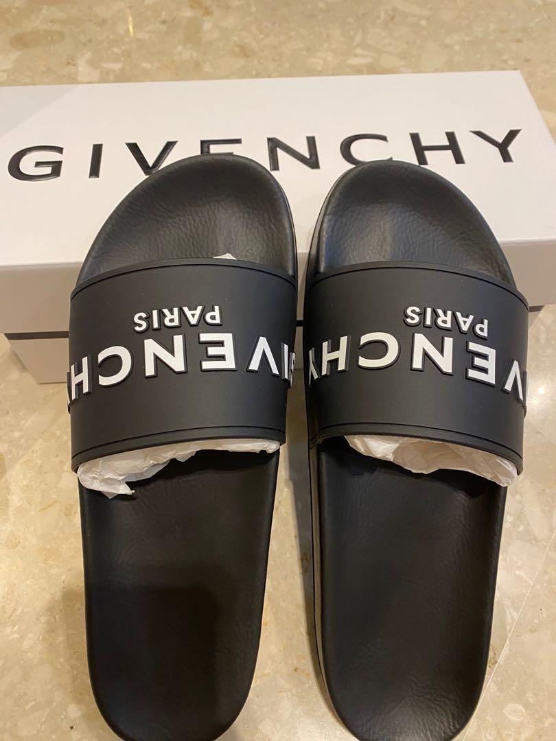 Givenchy slides, Men's Fashion, Footwear, Flipflops and Slides on Carousell