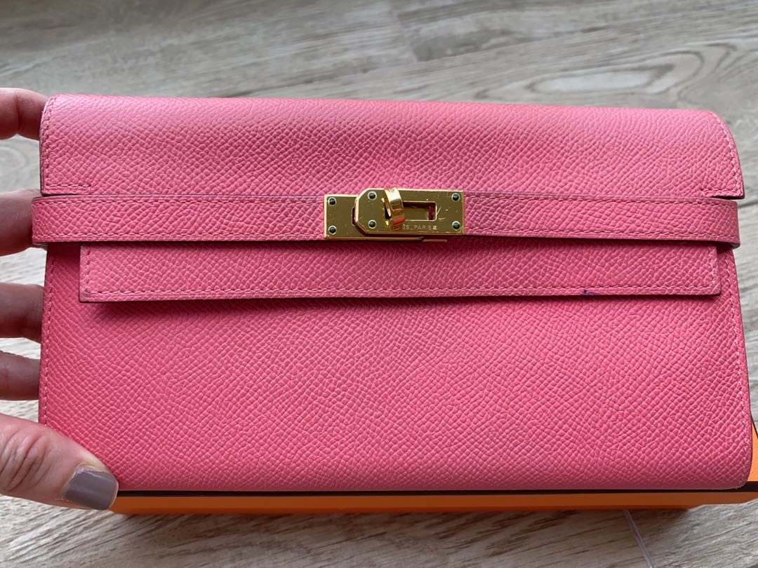 Hermes Kelly wallet, Women's Fashion, Bags & Wallets, Wallets & Card ...
