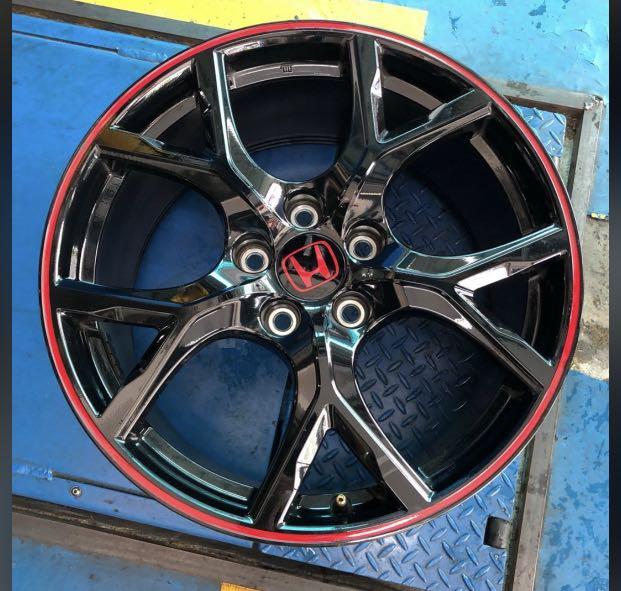 Honda Type R FK2 Rims, Car Accessories, Tyres & Rims on Carousell