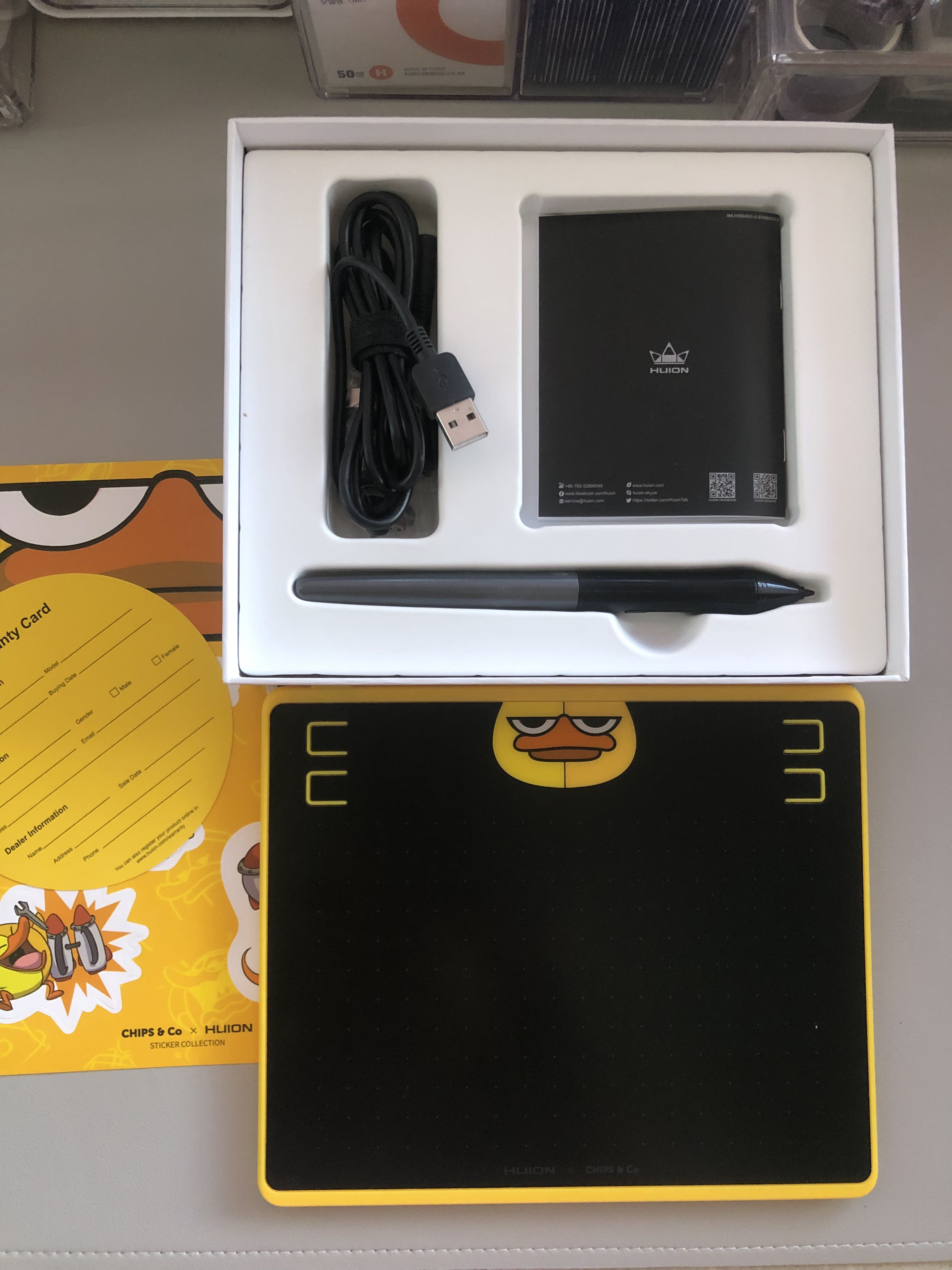 HUION HS64 Special Edition Drawing Tablet, Computers & Tech, Parts ...