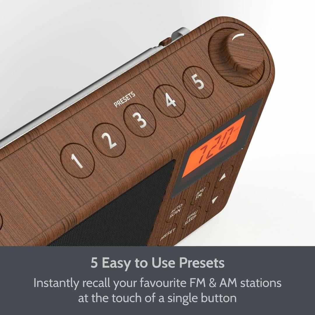 IBOX FM AM Radio, USB/Battery Powered Portable AM FM Radios 2200mAh ...