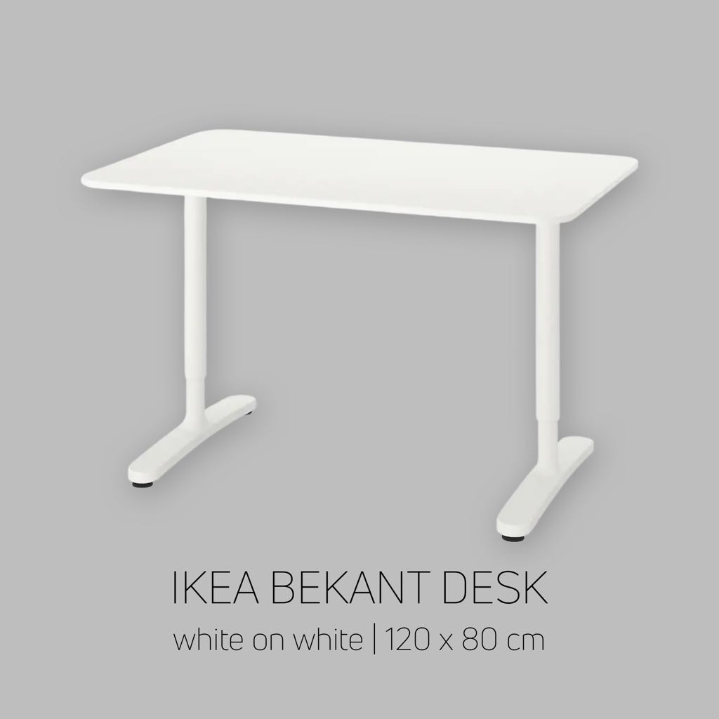 IKEA BEKANT Desk/ Study Table, Furniture & Home Living, Furniture, Tables & Sets on Carousell