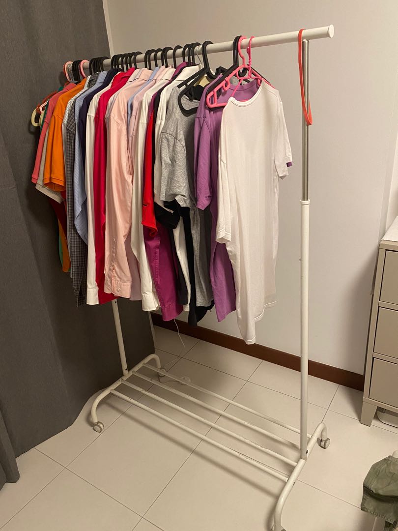 Ikea clothes rack RIGGA, Furniture & Home Living, Furniture, Shelves ...