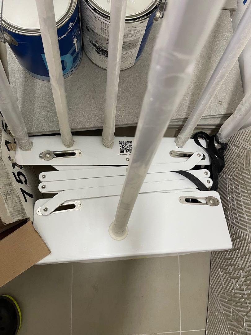 Laundry Rack HDB BTO NEW, Furniture & Home Living, Bathroom & Kitchen ...