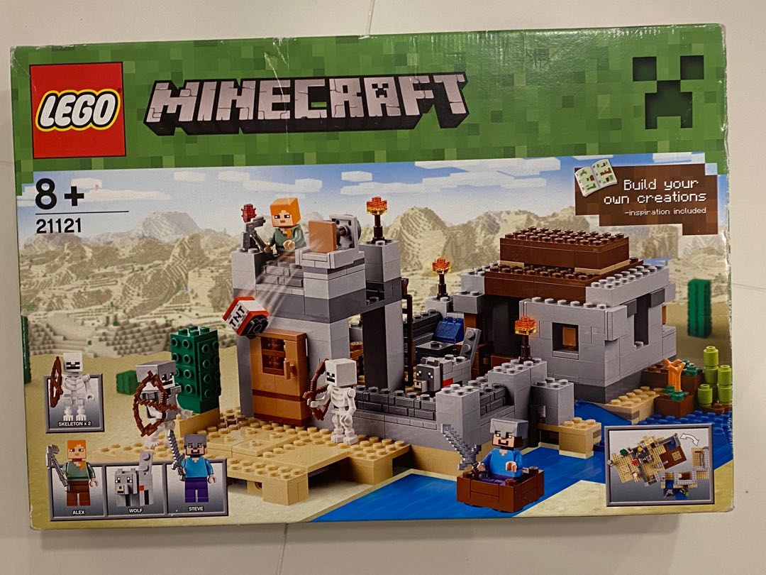 Lego Minecraft build your own creations desert village set, Hobbies ...