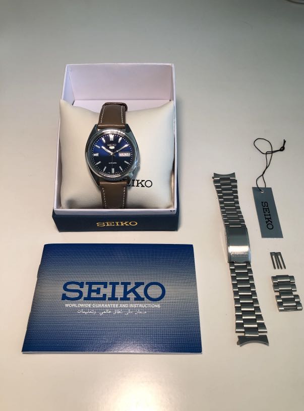 LNIB Seiko Snxs77 + Delugs Strap, Men's Fashion, Watches & Accessories ...