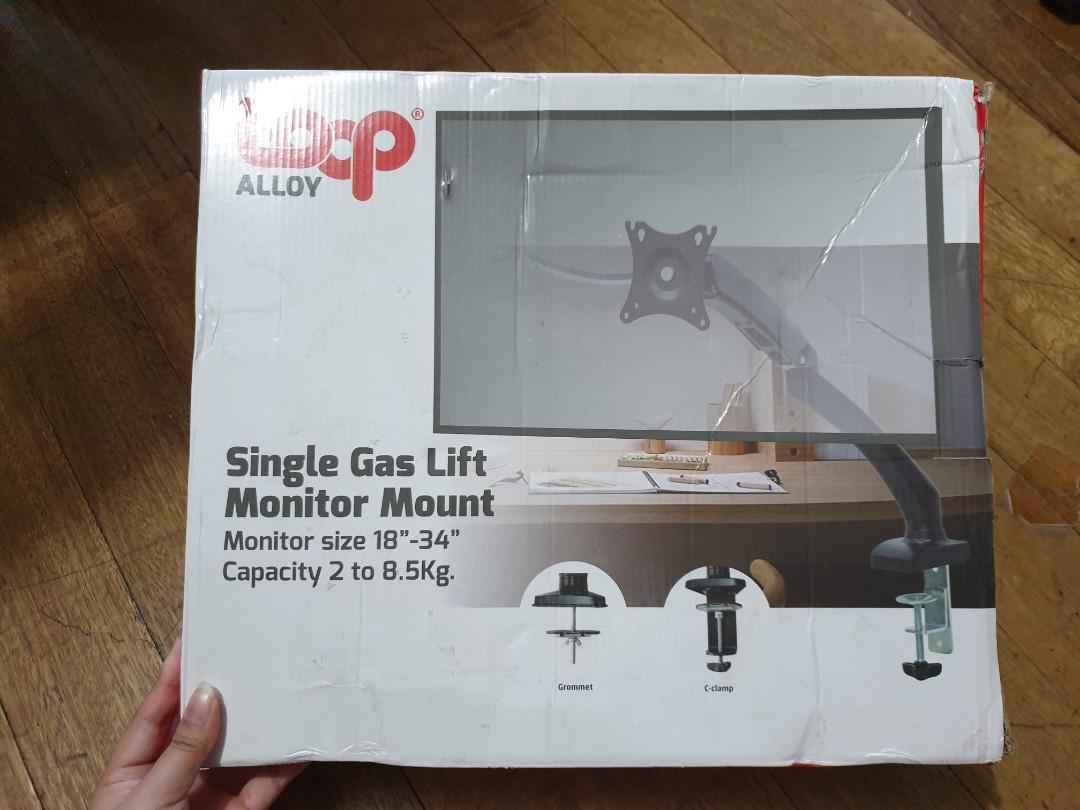 Loop alloy monitor mount boom arm monitor stand, Computers & Tech ...