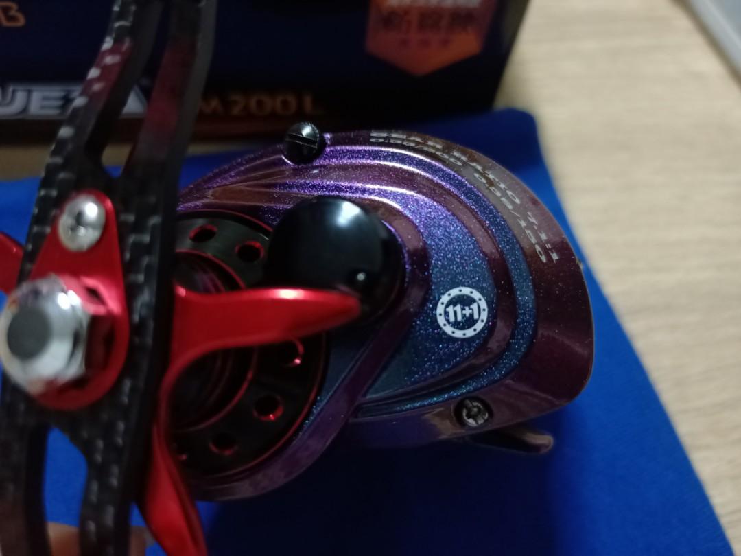 LUETA DM200L BR11+1 Gear ratio 7.1:1 Fishing casting reel, Sports ...