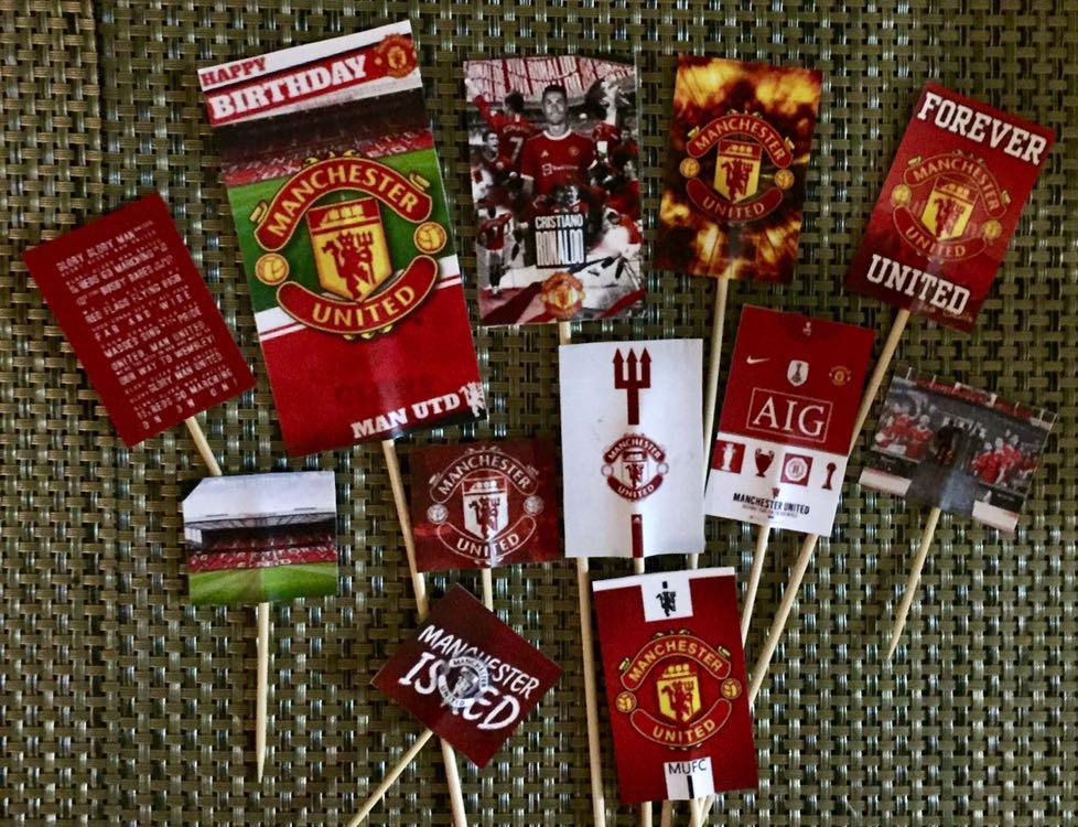 Manchester United Cake Toppers, Hobbies & Toys, Stationery & Craft, Art ...