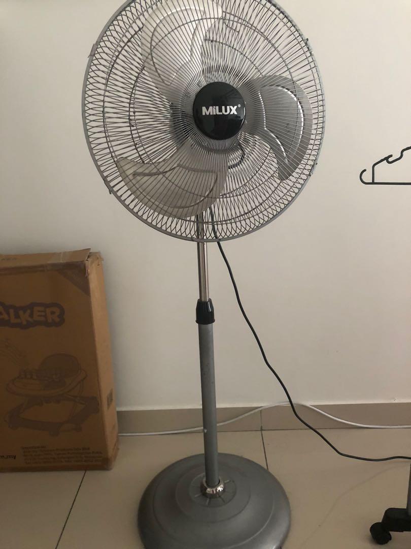 Milux Besi Stand Fan, Furniture & Home Living, Furniture, Shelves ...