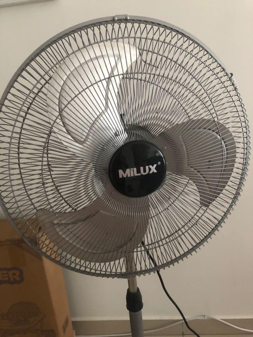 Milux Besi Stand Fan, Furniture & Home Living, Furniture, Shelves ...