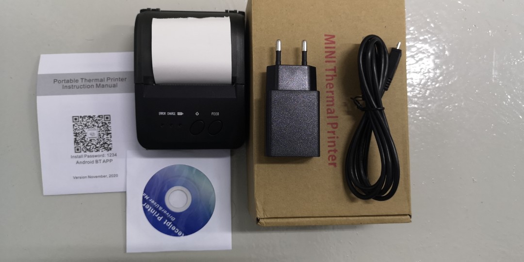 NT-1809DD 58mm bluetooth thermal receipt printer, Computers & Tech ...