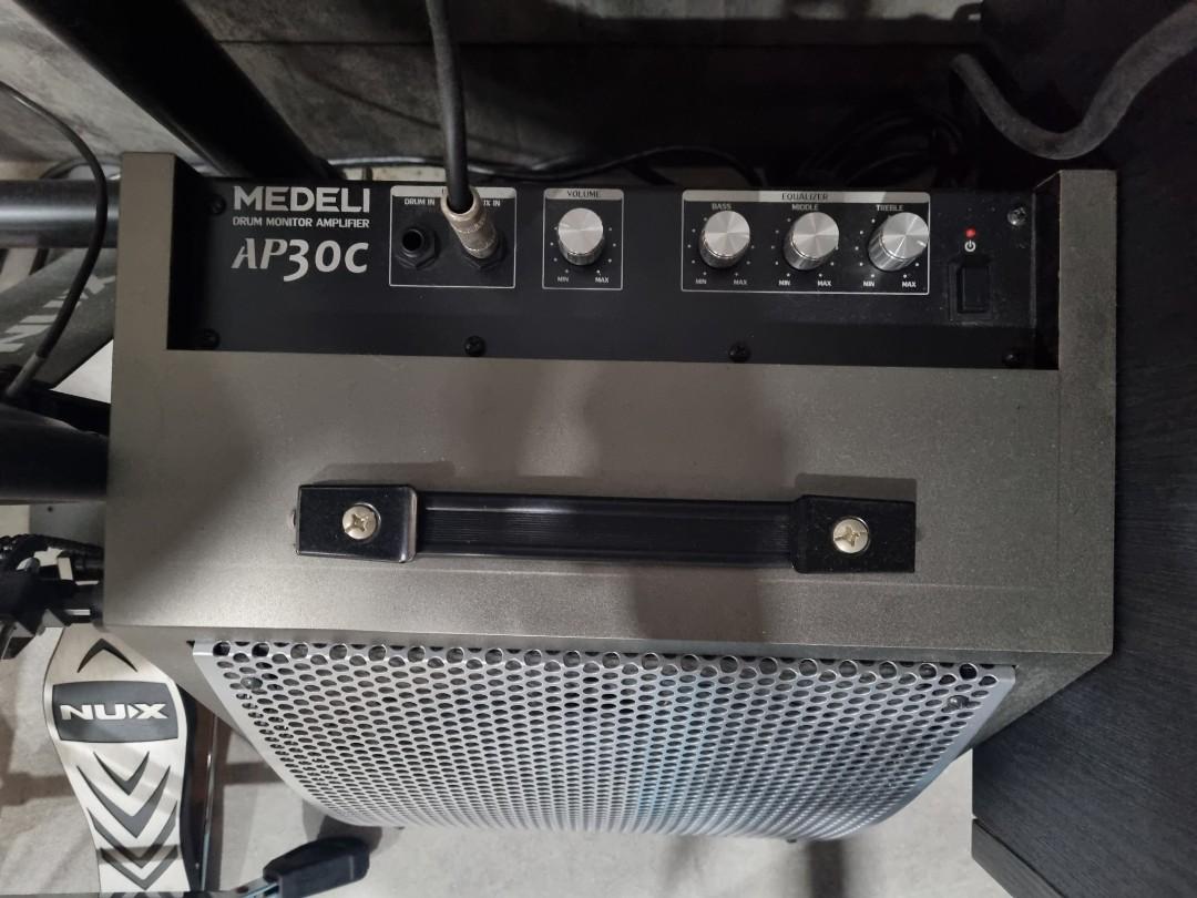 NUX DM-5S Digital Drum w/ Medeli Amplifier, Hobbies & Toys, Music ...