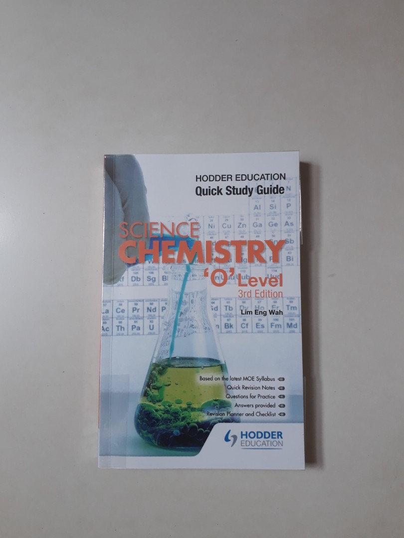 O'level Chemistry Guide.(Hodder Education), Hobbies & Toys, Books ...