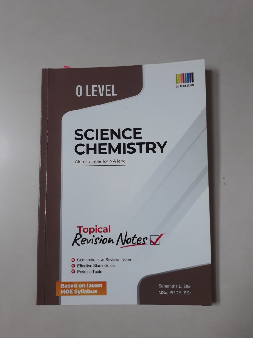 O'Level Chemistry Revision Booklet, Hobbies & Toys, Books & Magazines ...