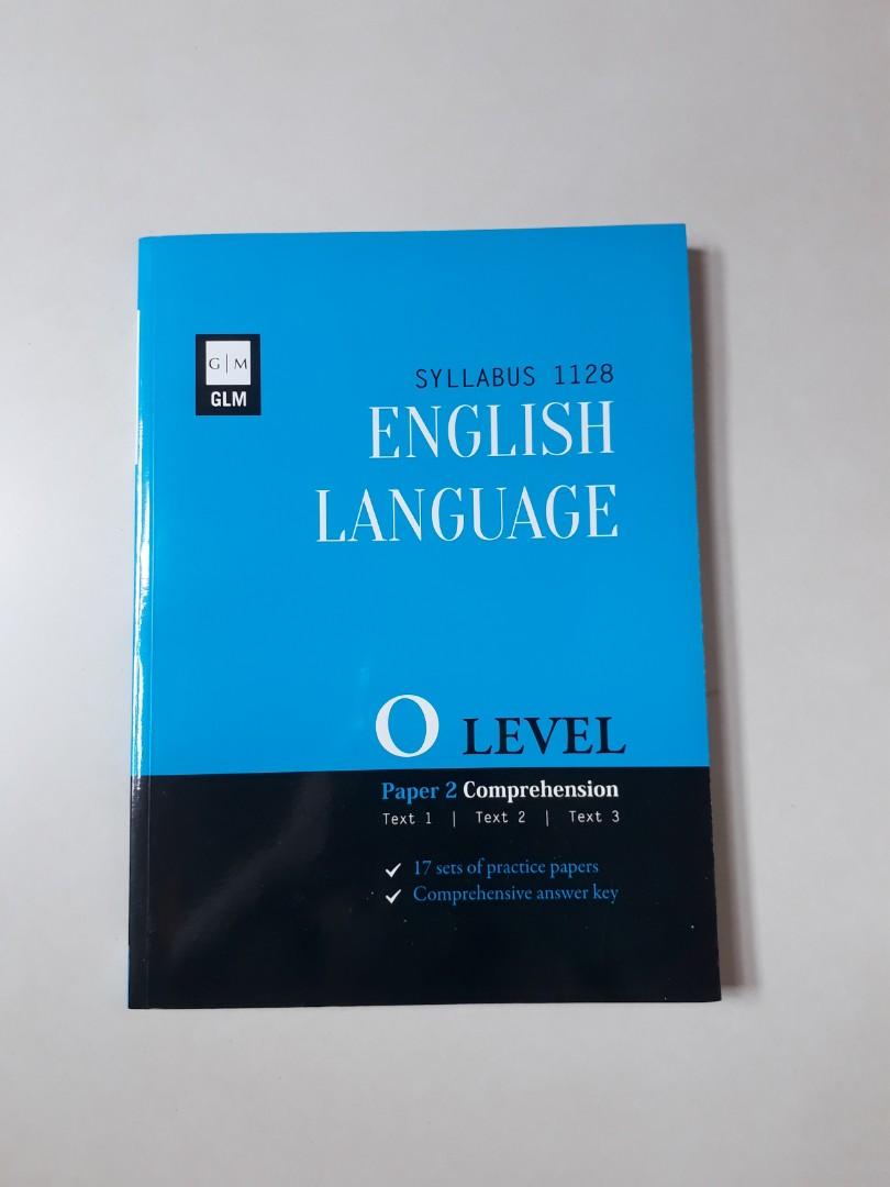 O'level English Comprehension Practice, Hobbies & Toys, Books ...