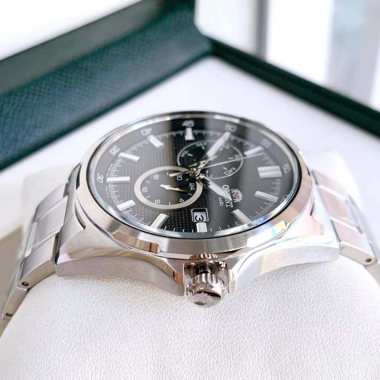 Orient Defender II RA-AK0602B10B Black Automatic Analog Stainless Steel ...