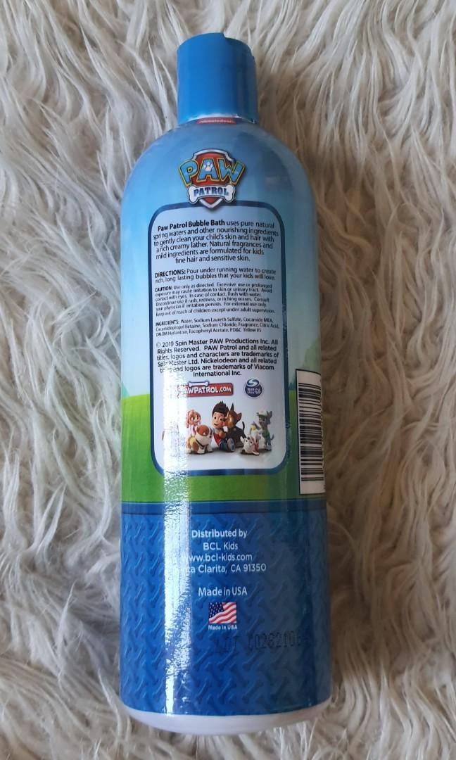 Paw Patrol Bubble Bath, Babies & Kids, Bathing & Changing, Baby ...