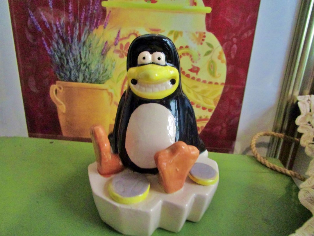 Penguin Coin Bank, Furniture & Home Living, Home Decor, Other Home ...