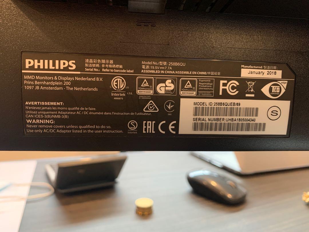 Phillips monitor with USB-C, Computers & Tech, Parts & Accessories ...