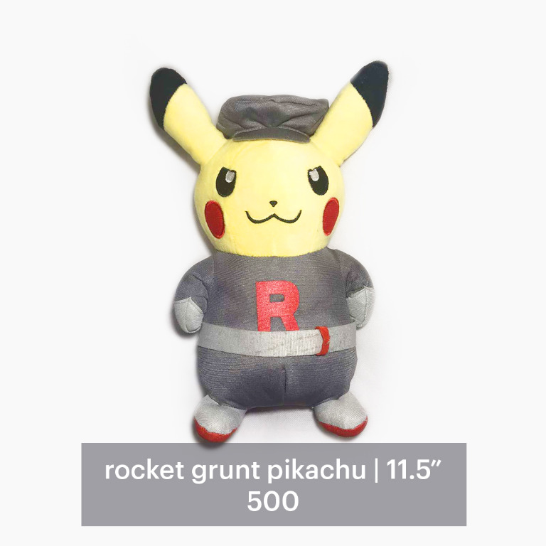 pokemon rocket grunt pikachu plush, Hobbies & Toys, Toys & Games on ...