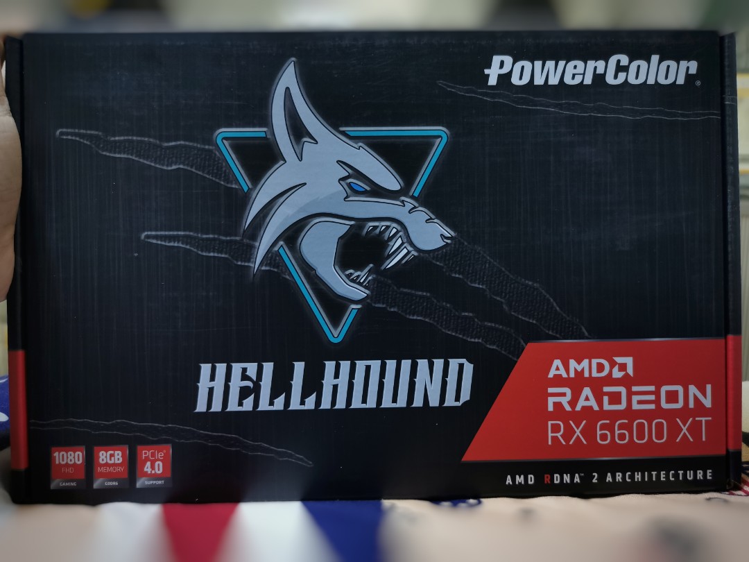 POWERCOLOR RX 6600 XT HELLHOUND, Computers & Tech, Parts & Accessories ...