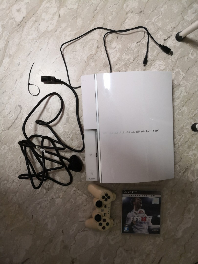 PS3 original fat Console upgraded 640G, Video Gaming, Video Game ...