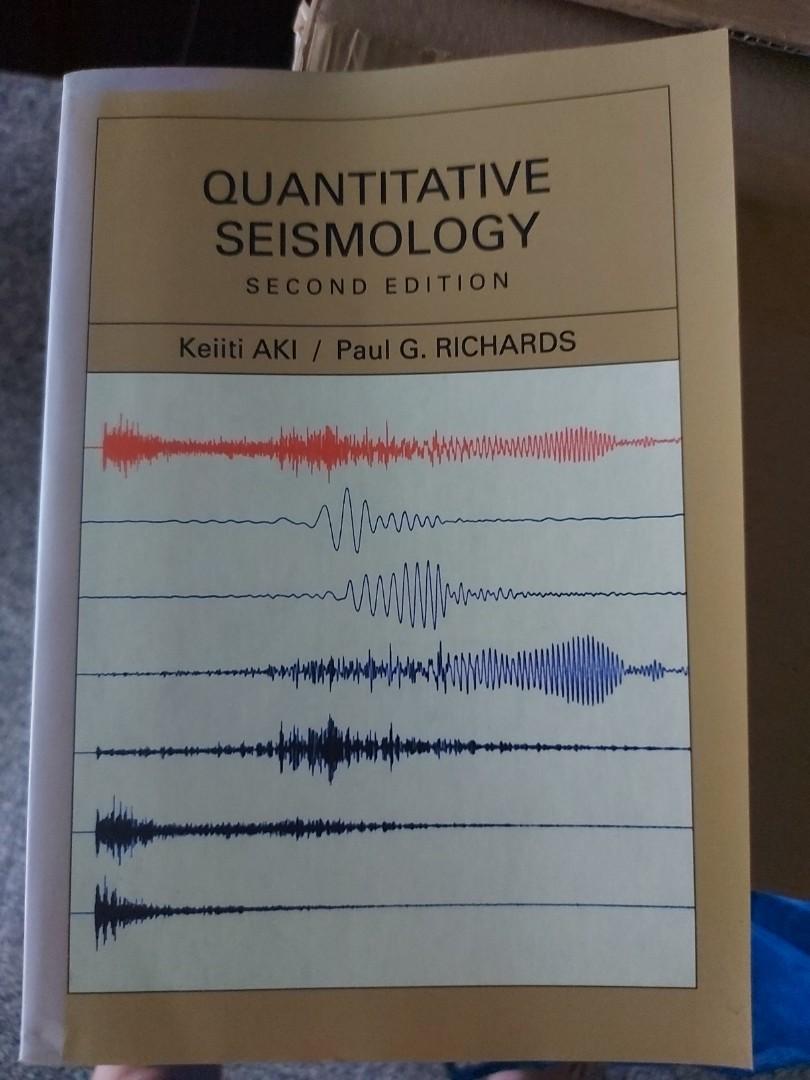 Quantitative Seismology 2nd edition, Hobbies & Toys, Books & Magazines, Textbooks on Carousell