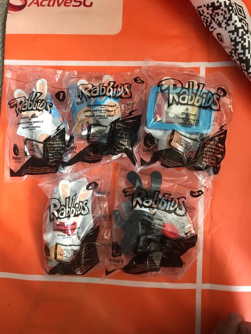 Rabbid Mcdonald’s toy, Hobbies & Toys, Toys & Games on Carousell