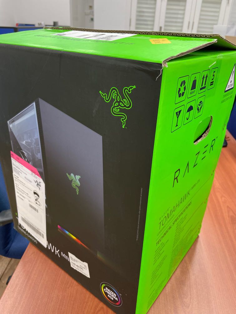 Razer Tomahawk mini ITX, Computers & Tech, Desktops on Carousell