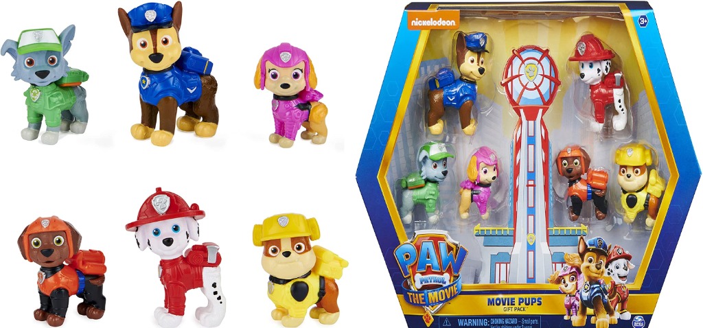 {READY STOCK} Paw Patrol & Friends The Movie Pups Figure Gift Set - 6 ...