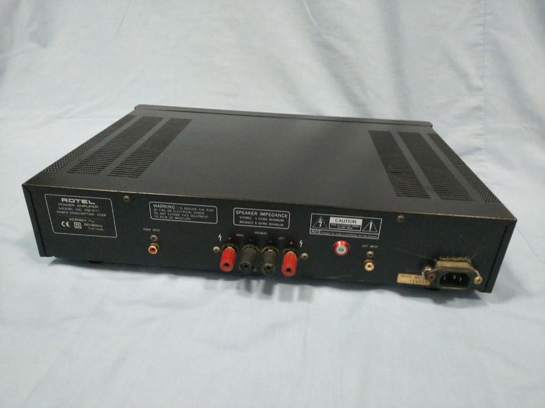 Rotel Power Amplifier RB-971, Audio, Soundbars, Speakers & Amplifiers ...