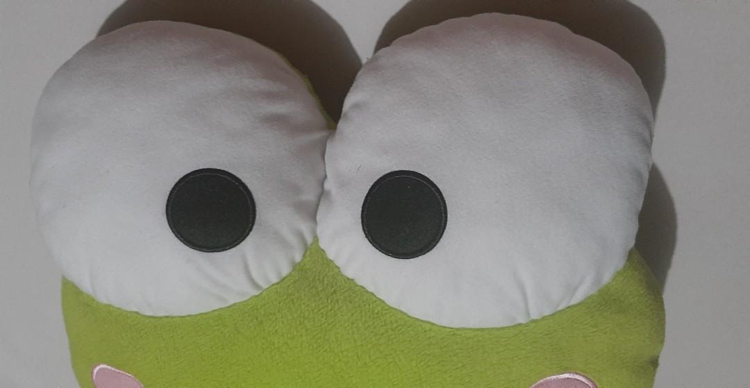 Sanrio KeroKero Keroppi Frog Collectible Plush Kero Pillow Head ...