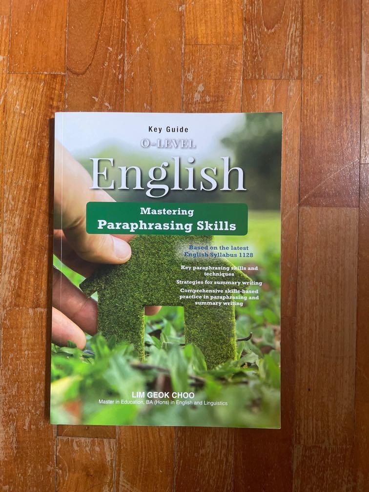 secondary mastering english paraphrasing assessment book, Hobbies ...