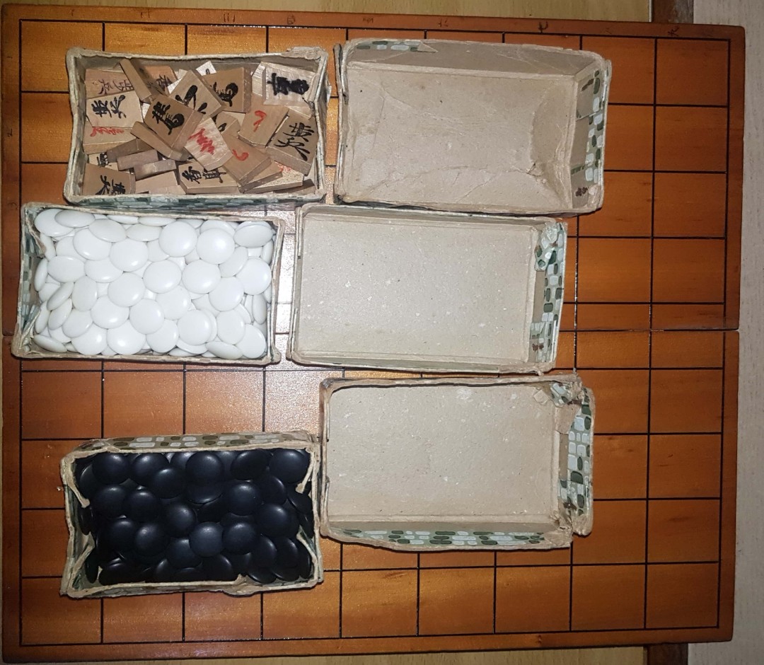 Shogi and go back to back board game set, Hobbies & Toys, Toys & Games ...