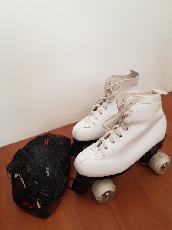 Shopee Roller Skates w/ outdoor wheels & protective gears EU:42, Sports ...
