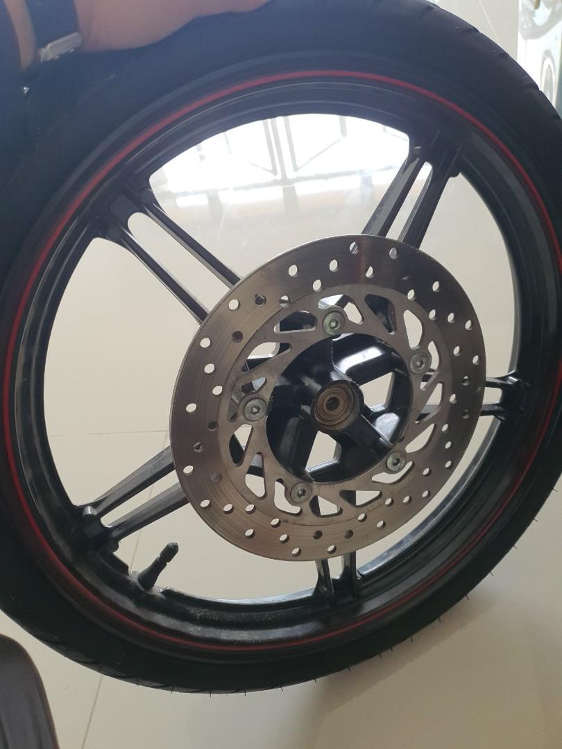 Sniper 150 v1,v2 original rim, Motorcycles, Motorcycle Accessories on ...