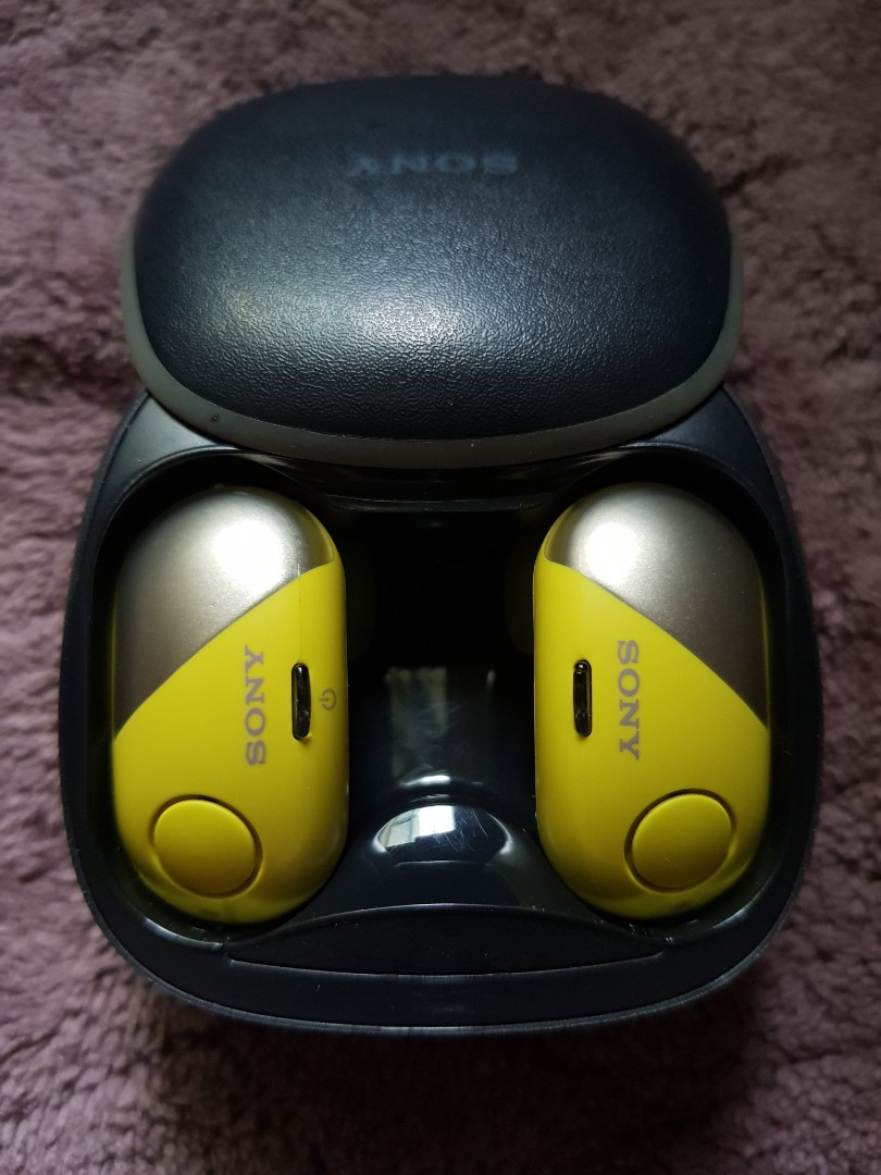 Sony Wf-SP700N Noise cancelling BT EP, Audio, Earphones on Carousell