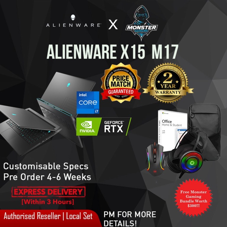 [READY STOCKS] Dell Alienware x17 R1 Gaming Laptop, Computers & Tech ...